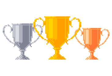 8 Bit Trophy Vector Images (over 230)