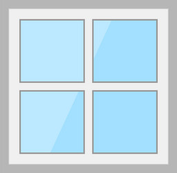 White window frame Royalty Free Vector Image - VectorStock