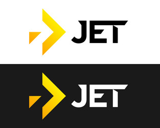 Jet logo Royalty Free Vector Image - VectorStock