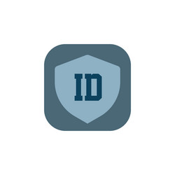 Initial letter logo id template design Royalty Free Vector