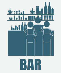 Bar design Royalty Free Vector Image - VectorStock