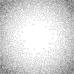 Random halftone dots pattern background a4 size Vector Image