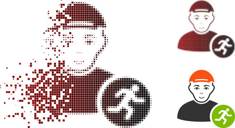 Pixel Runner Vector Images (over 180)