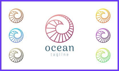 Sea water waves in form a perfect circle Vector Image