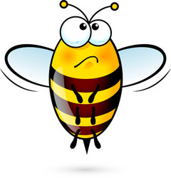 Funny bee Royalty Free Vector Image - VectorStock
