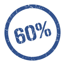 60 stamp Royalty Free Vector Image - VectorStock