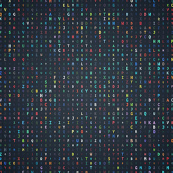 Matrix texture with digits binary code abstract Vector Image