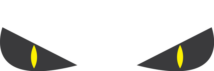 Devil eye icon logo template Royalty Free Vector Image