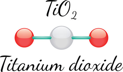 Tin titanium nitride molecule Royalty Free Vector Image