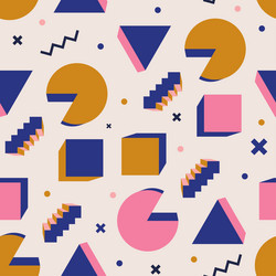 Seamless repeating urban pattern Royalty Free Vector Image