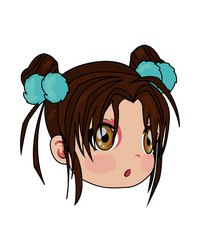 Anime Girl Face Vector Images (over 23,000)