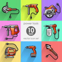 Power tool set Royalty Free Vector Image - VectorStock