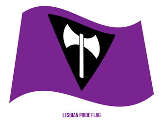 Lesbian Labrys Pride Flag Vector Images (43)