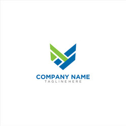 College university logo design template emblem Vector Image