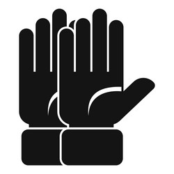 Auction hand icon outline finance court Royalty Free Vector