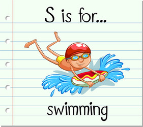 Flashcard Swim Vector Images (94)