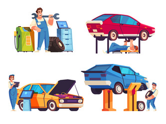 Auto mechanic Royalty Free Vector Image - VectorStock
