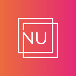 Creative initial letter pv hexagon logo design Vector Image