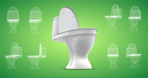 Toilet 3d Vector Images (over 7,000)