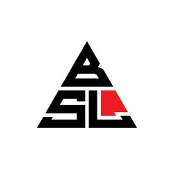 Bsl logo letter design Royalty Free Vector Image