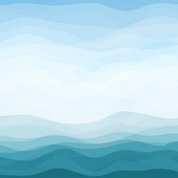 Tropical beach and wave blue sea background Vector Image