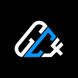 Gcx letter logo creative design with graphic Vector Image