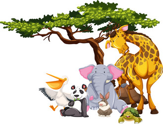 Rabbit Under the Tree Vector Images (77)