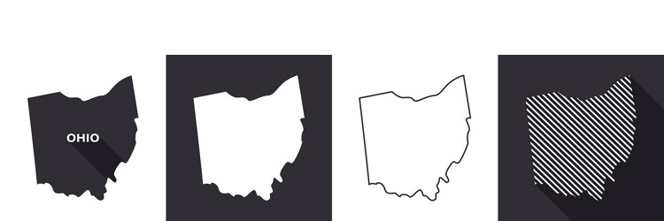 Ohio Shape Vector Images (over 280)