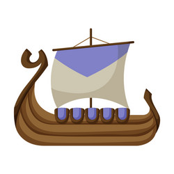Viking Longboat Cartoon Vector Images (84)