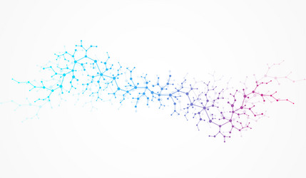 Molecular structure scientific vertical background