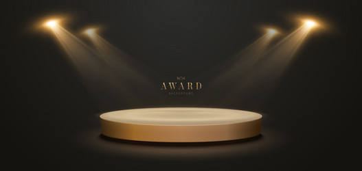 Award nomination background luxury banner Vector Image