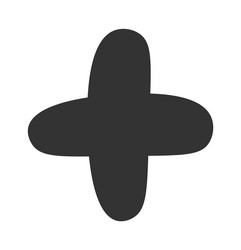 Plus math symbol Royalty Free Vector Image - VectorStock