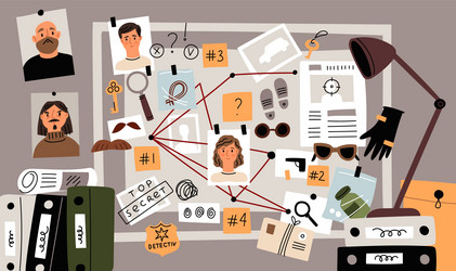 Detective Board Vector Images (over 2,600)