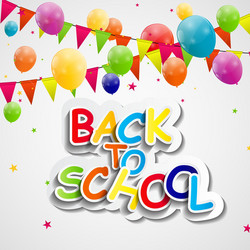 Back to school concept Royalty Free Vector Image
