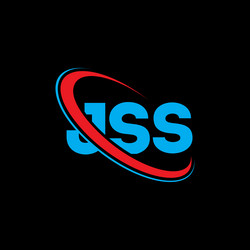 Jss logo letter design Royalty Free Vector Image