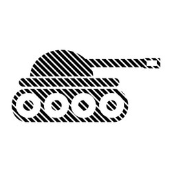 Panzer sign icon Royalty Free Vector Image - VectorStock