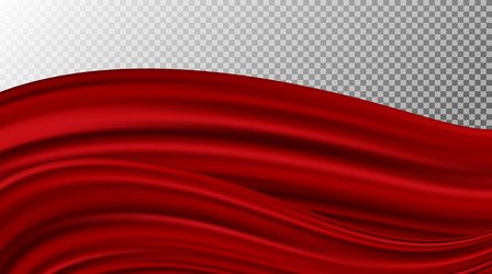 Realistic silk drapery Royalty Free Vector Image