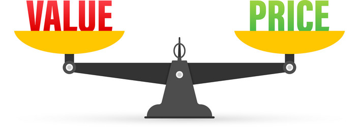 Demand and supply balance on the scale business Vector Image