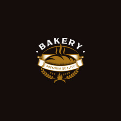 Retro bakery logo Royalty Free Vector Image - VectorStock