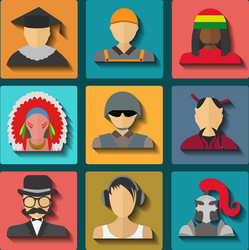 Human body shapes male figures types set Vector Image