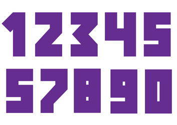 Bold Numbers Vector Images (over 46,000)