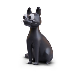 Cartoon Cat Side View Vector Images (over 400)