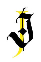 Gothic Letter J Vector Images (80)