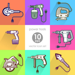 Power tool set Royalty Free Vector Image - VectorStock