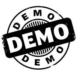 Demo Rubber Stamp Vector Images (over 1,000)