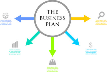 Infographic business logo Royalty Free Vector Image