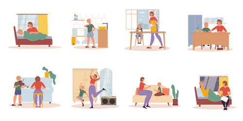 Everyday Life Vector Images (over 4,200)