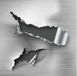 Ripped Metal Plate Vector Images (over 110)