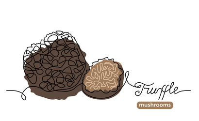 Black truffle mushroom whole forest tuber Vector Image