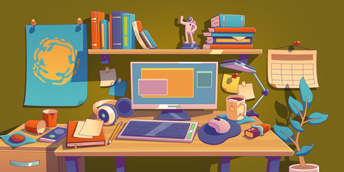 School Computer Room Cartoon Vector Images (over 770)